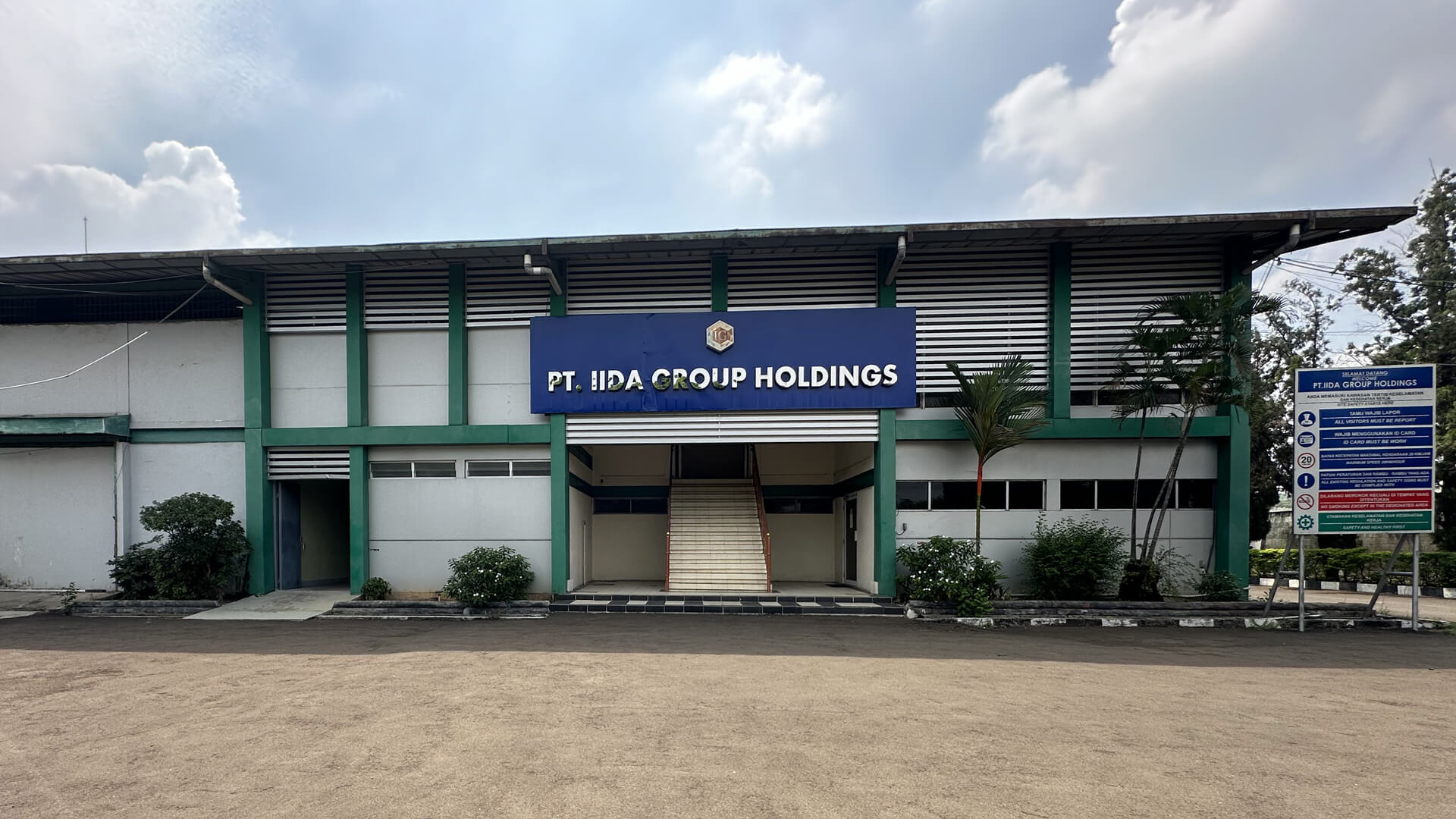 PT Iida Group Holdings Company Produces Concrete Blocks.
